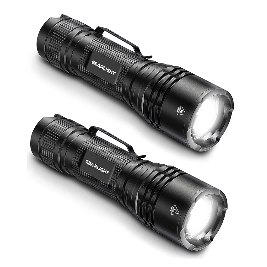 2pk Tactical LED Flashlights $11 at Brad's Deals