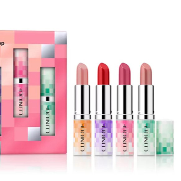 4 Full-Size Clinique Kisses Lipsticks $25 at Brad's Deals