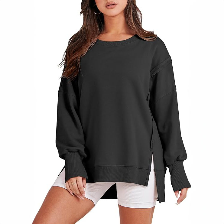 Oversized Side-Slit Sweatshirts $20 at Brad's Deals