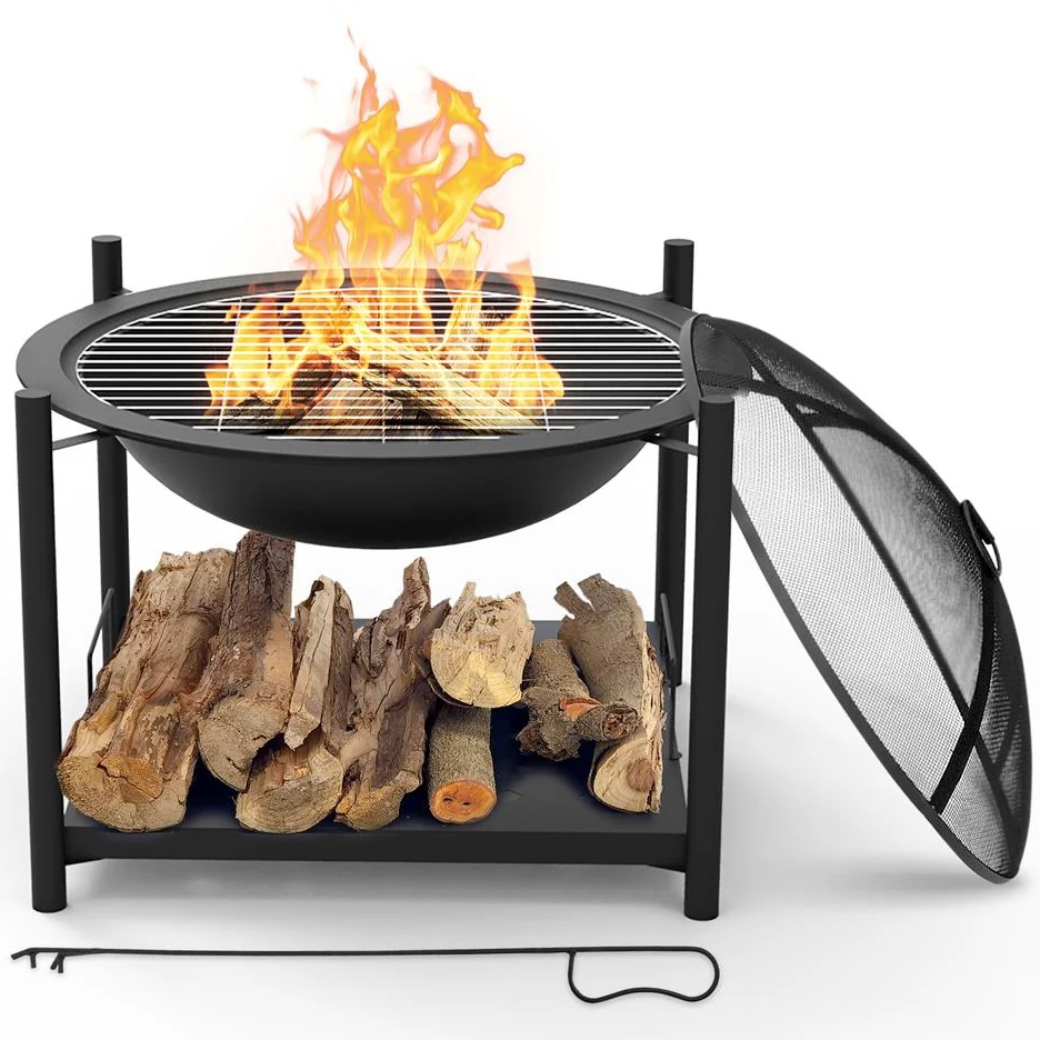 Fire Pit with Cover $51 at Brad's Deals
