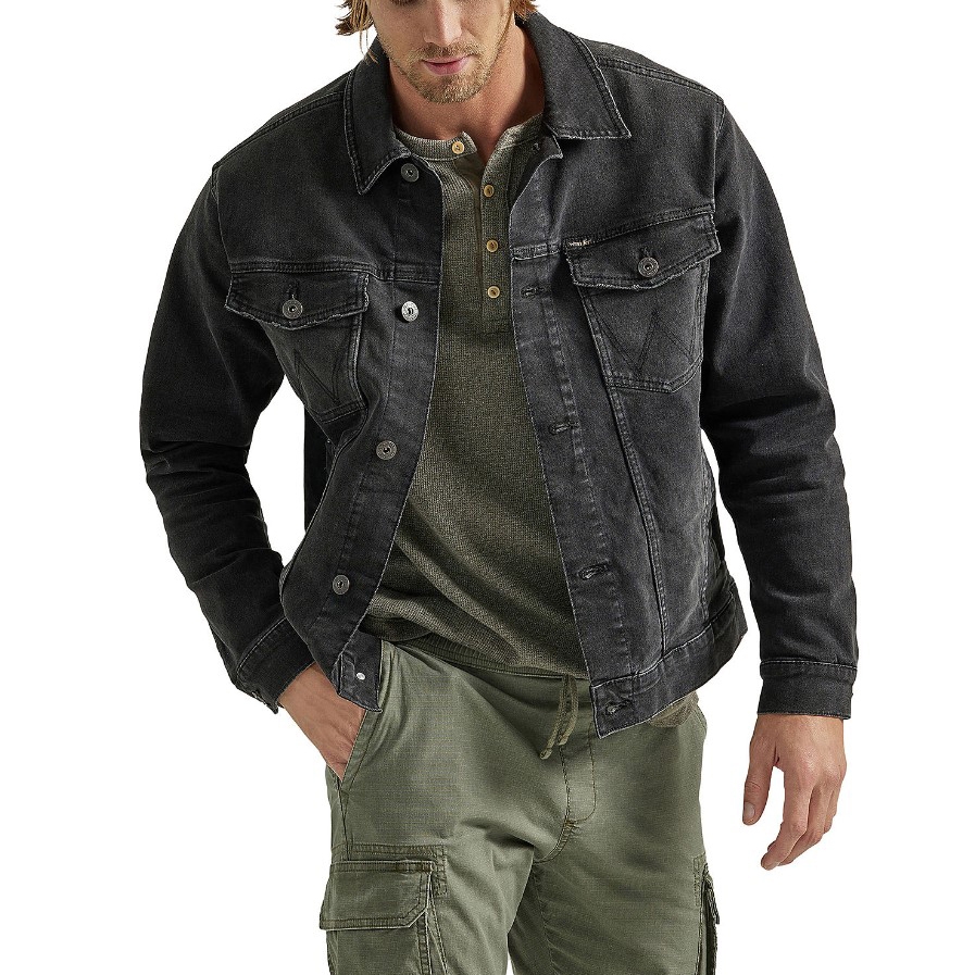 Wrangler Men's Denim Jacket $40 at Brad's Deals
