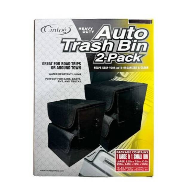 2pk Car Trash Bins $10 Shipped at Brad's Deals