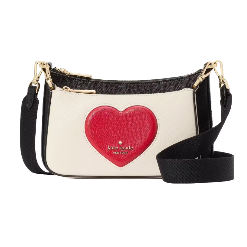 Kate Spade Leather Heart Crossbody $109 at Brad's Deals