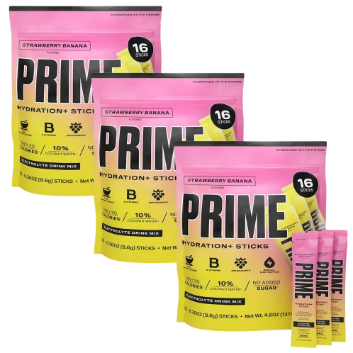 48pk Prime Hydration Sticks $15 at Brad's Deals