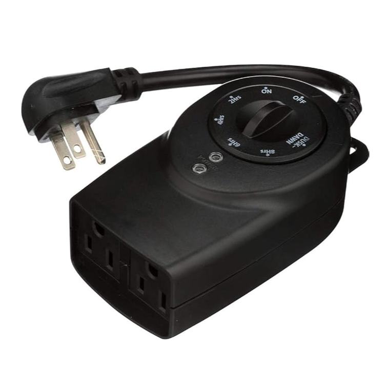Westek Outdoor Duel Outlet Timer $6 at Brad's Deals