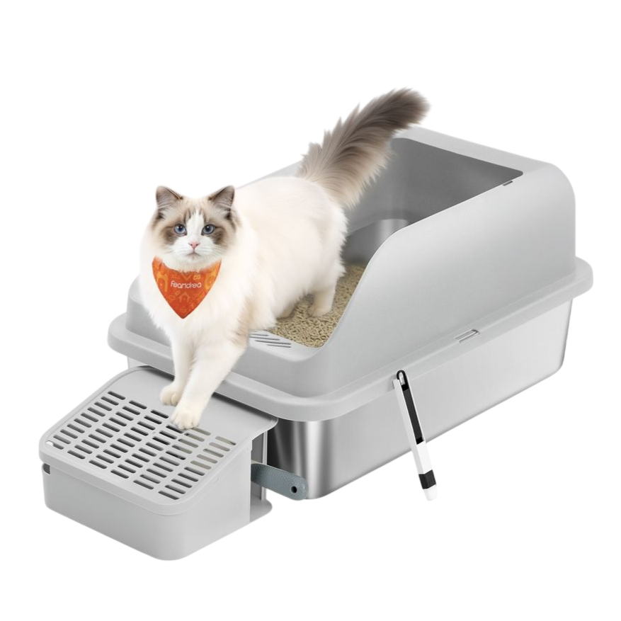 Stainless Steel Cat Litter Box $40 at Brad's Deals