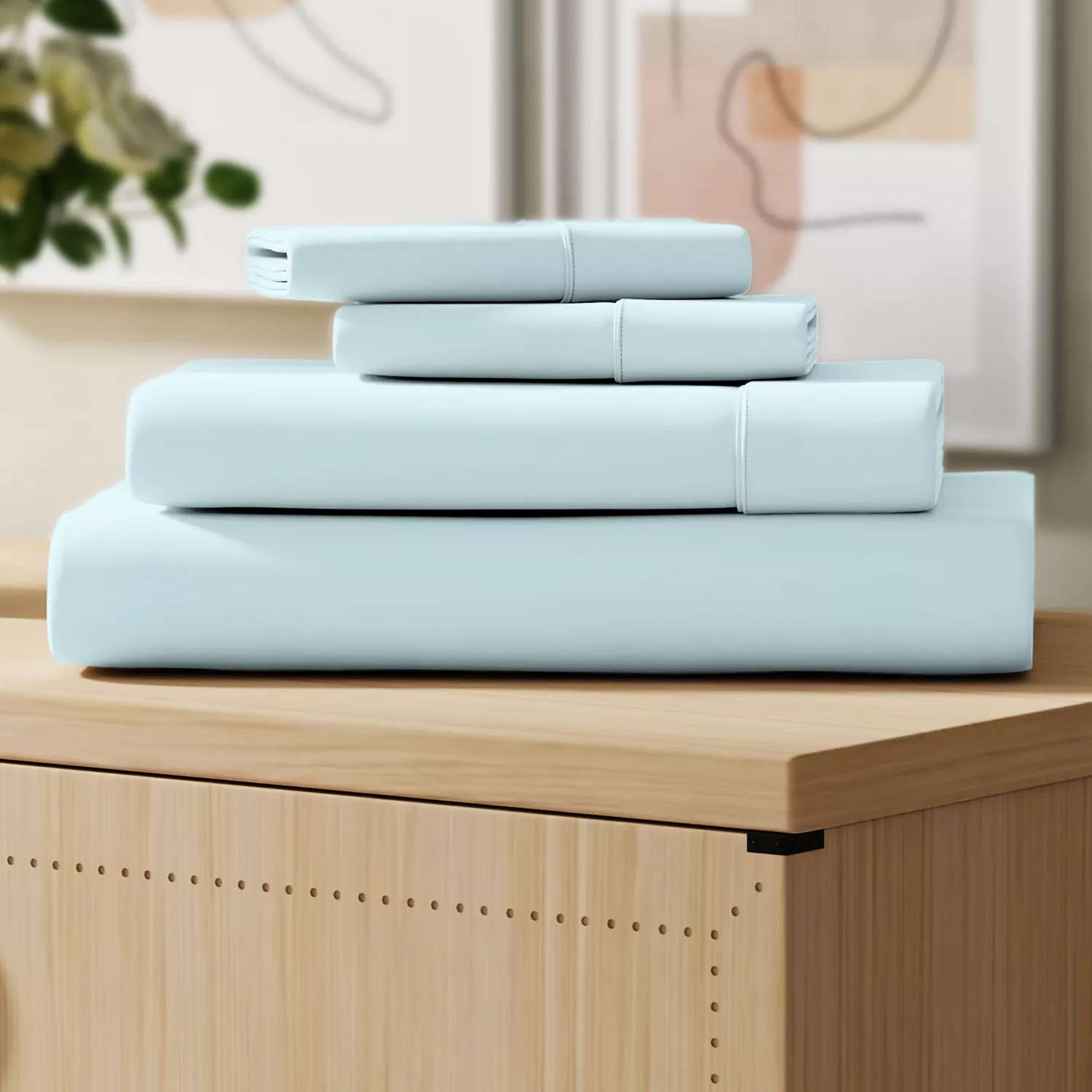 Color Sense Queen Cotton-Blend Sheets $29 at Brad's Deals