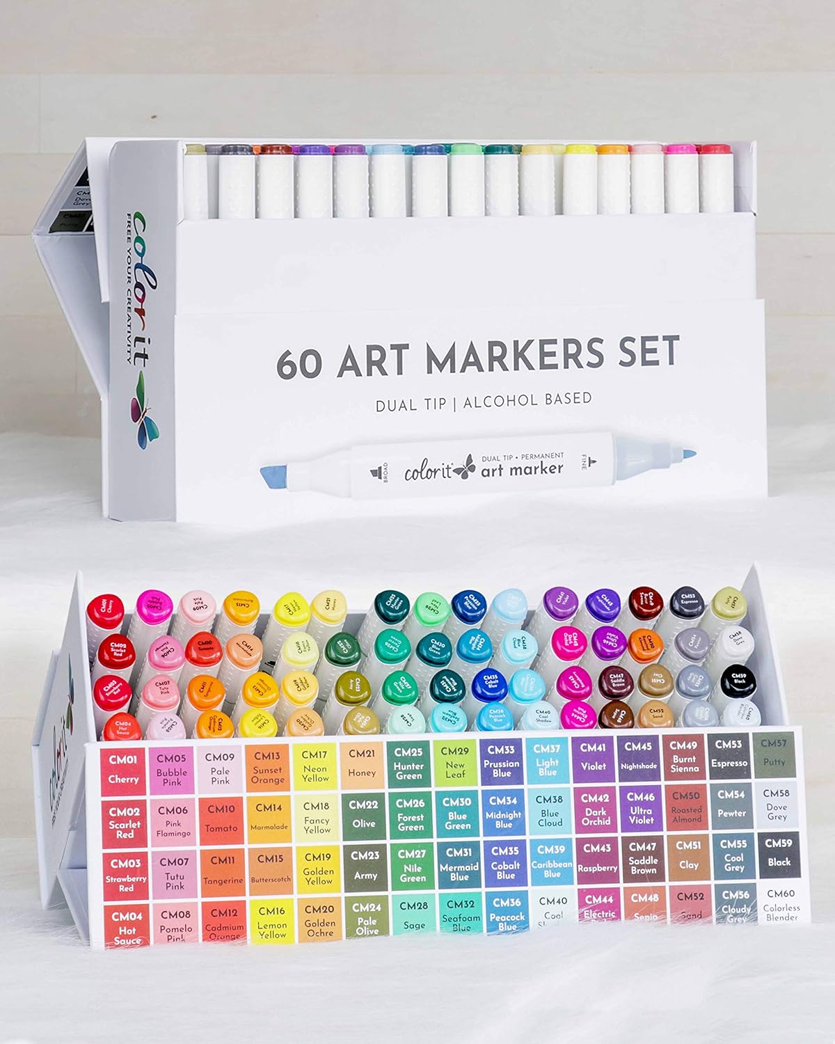 60ct Art Markers Set $16 Shipped at Brad's Deals