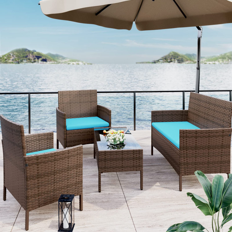 4pc Patio Conversation Set $160 Shipped at Brad's Deals