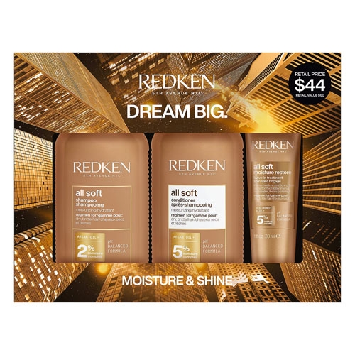 3pc Redken All Soft Gift Set $31 at Brad's Deals