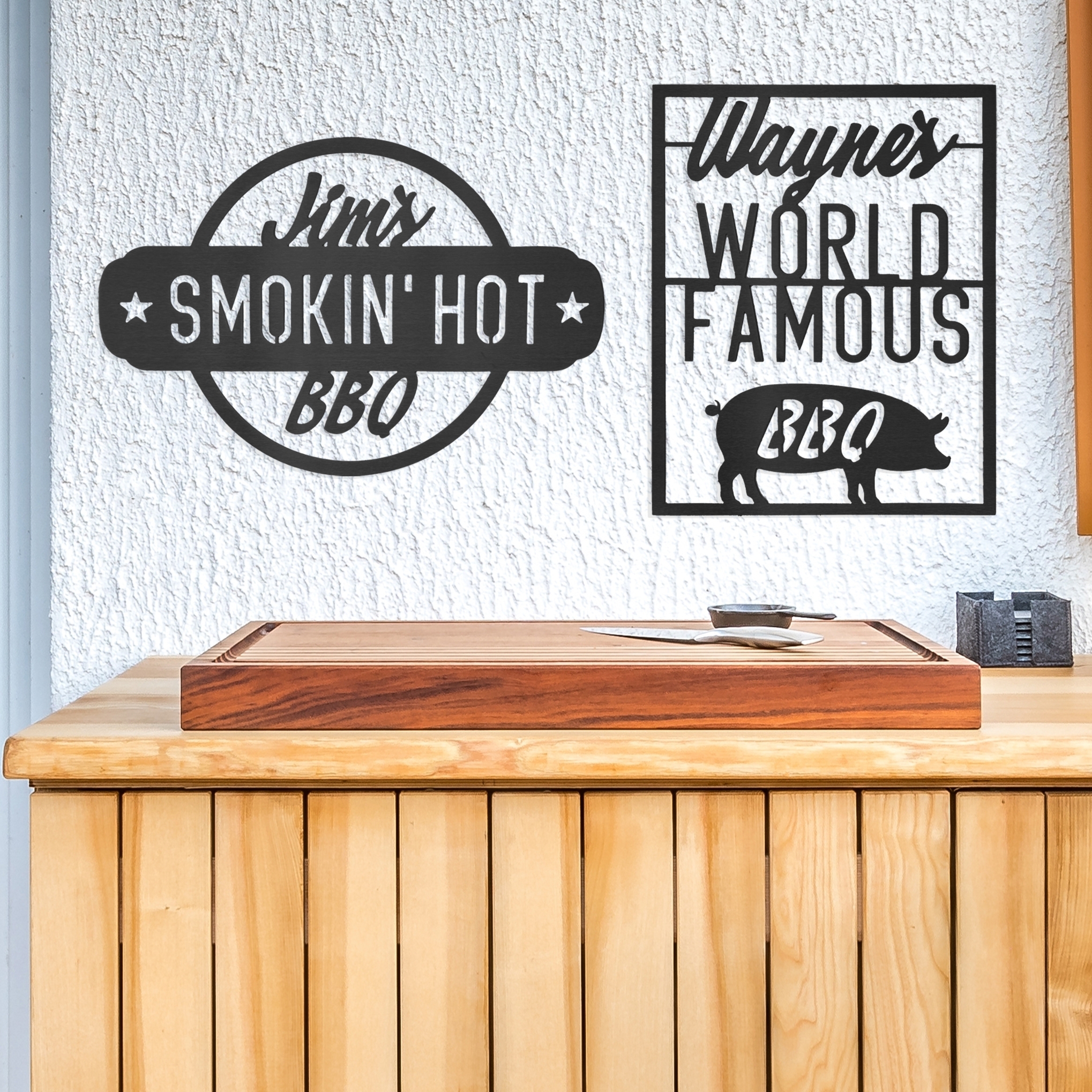 Custom BBQ Wall Sign from $31 Shipped at Brad's Deals