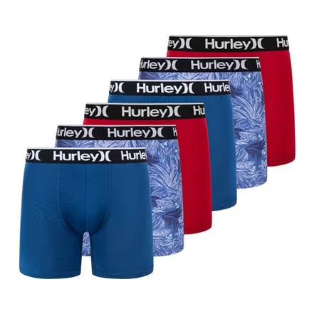 6pk Hurley Boxer Briefs $16 at Brad's Deals