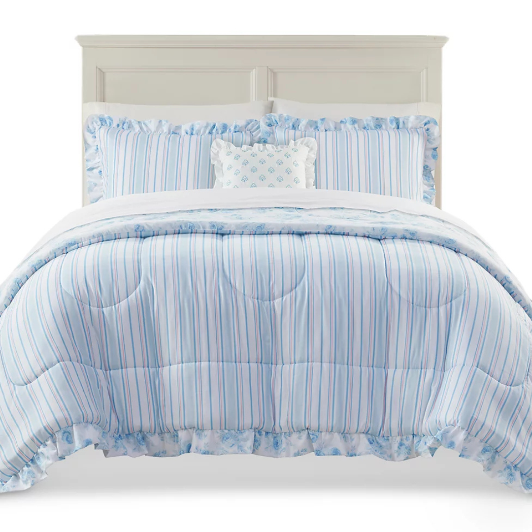 4pc Ruffle Comforter Set $36 at Brad's Deals
