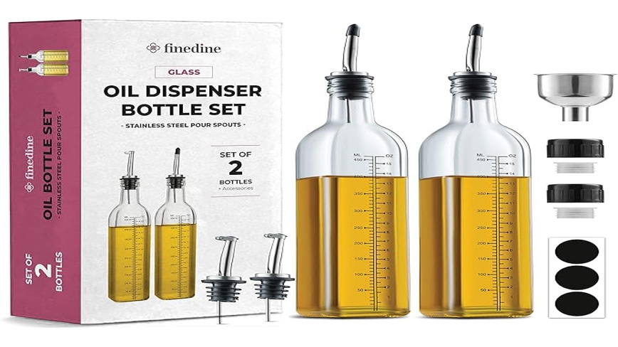 17oz Oil Dispenser Set $12 at Brad's Deals