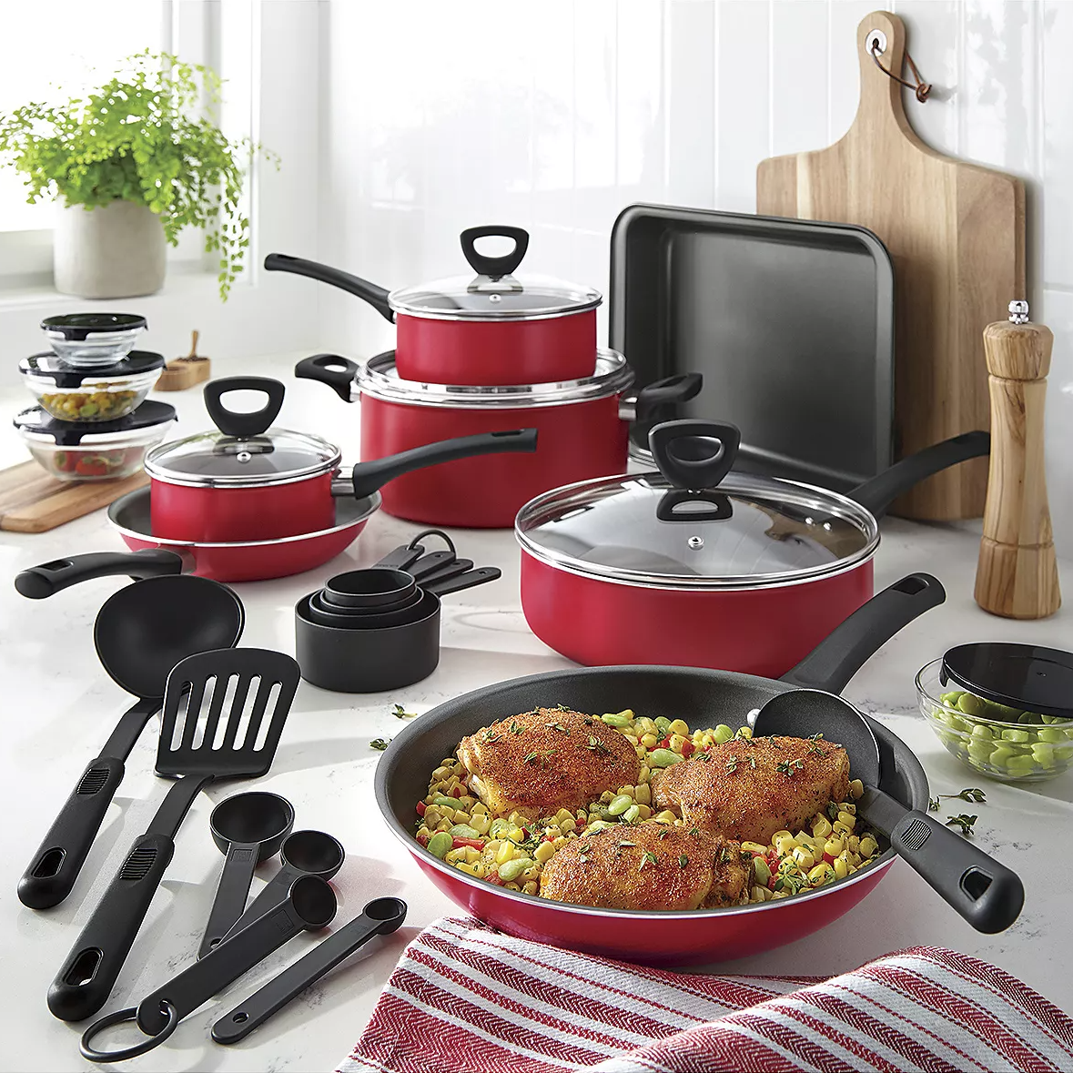 30pc Nonstick Cookware Set $50 at Brad's Deals