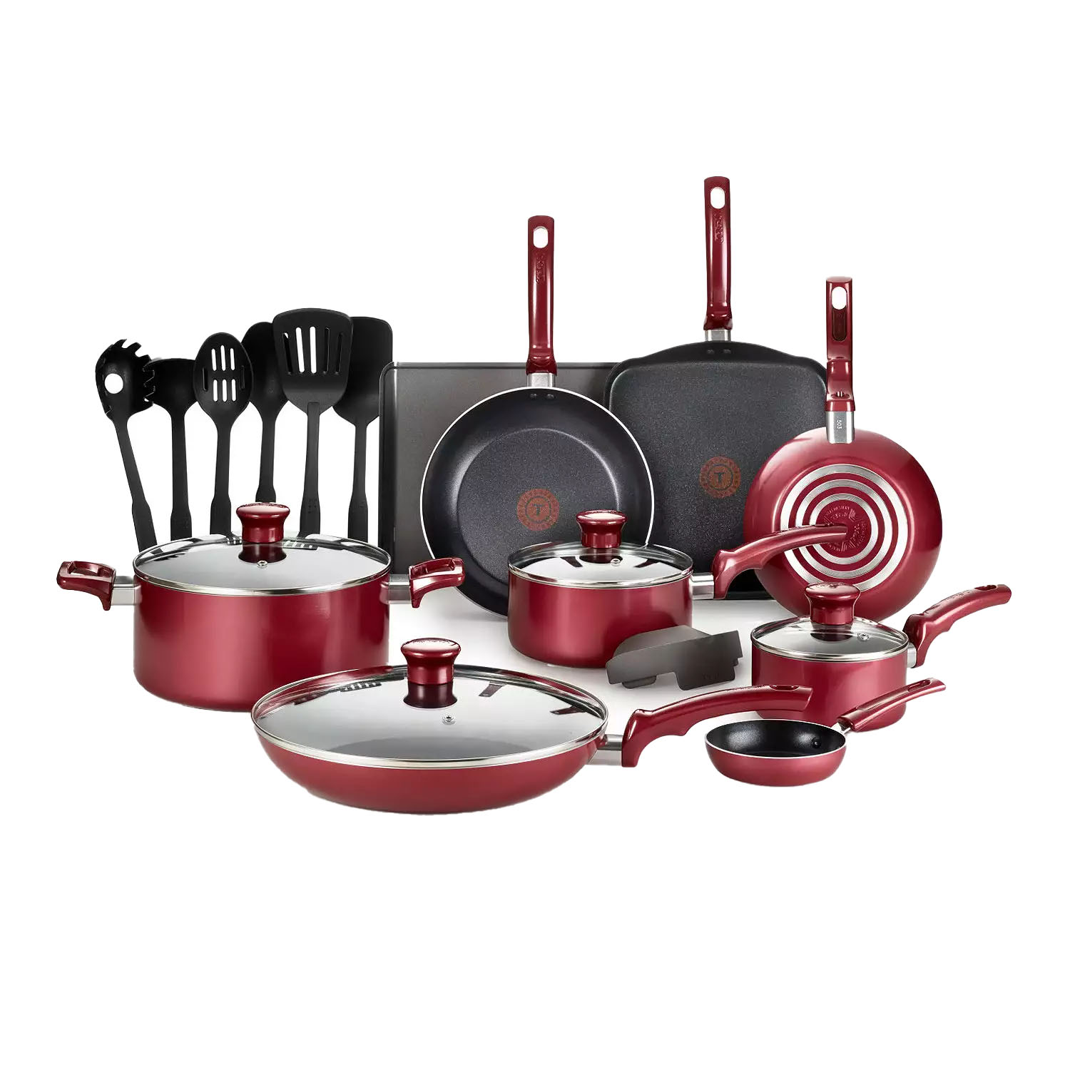 20pc T-Fal Cookware Set $67 + $10 Bonus at Brad's Deals