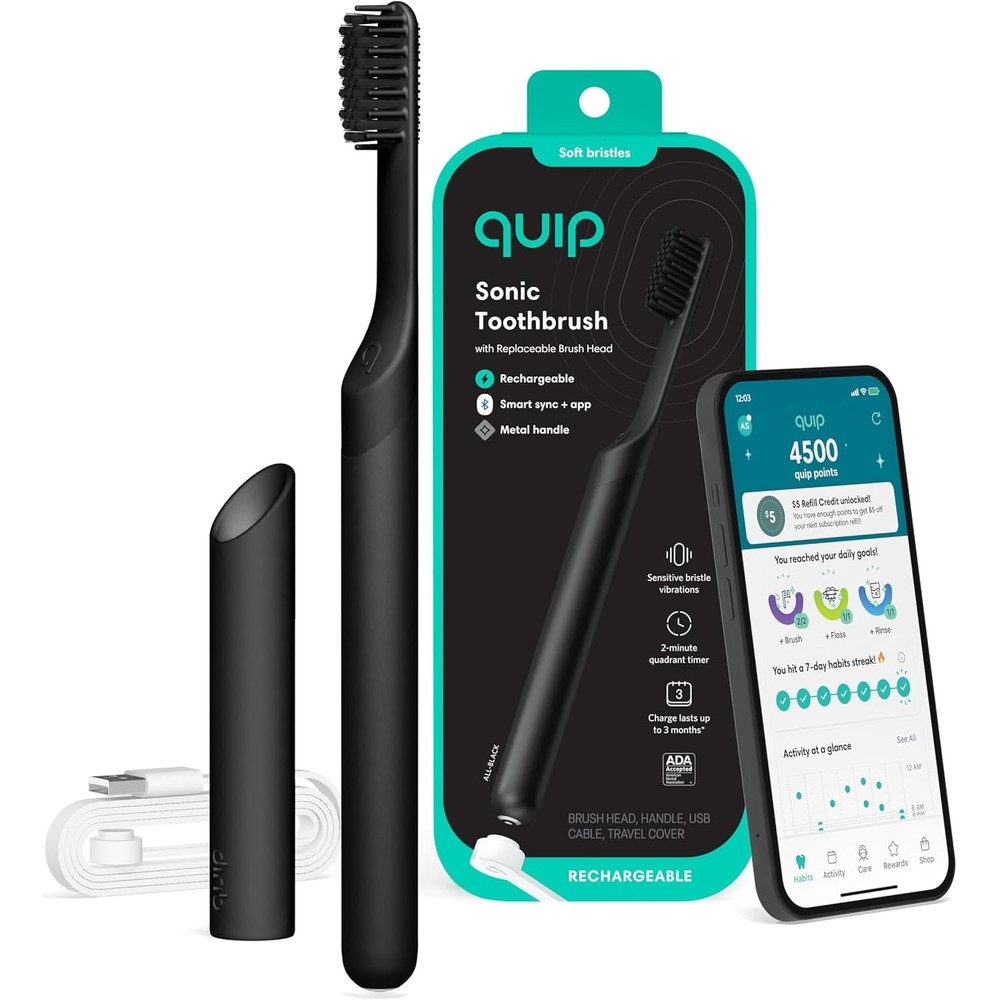 Quip Electric Toothbrush Kit $30 at Brad's Deals