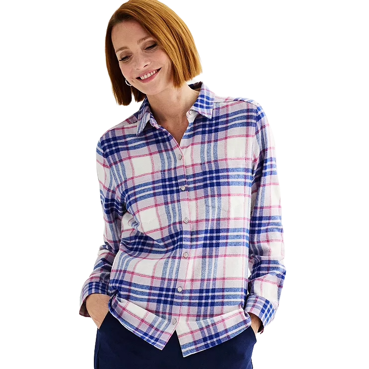 Women's Cotton Flannel Shirts $13 at Brad's Deals