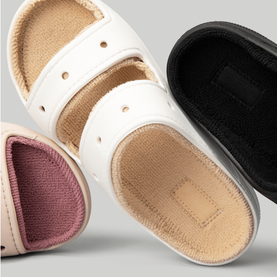 Crocs Cozzzy Towel Sandals $30 at Brad's Deals