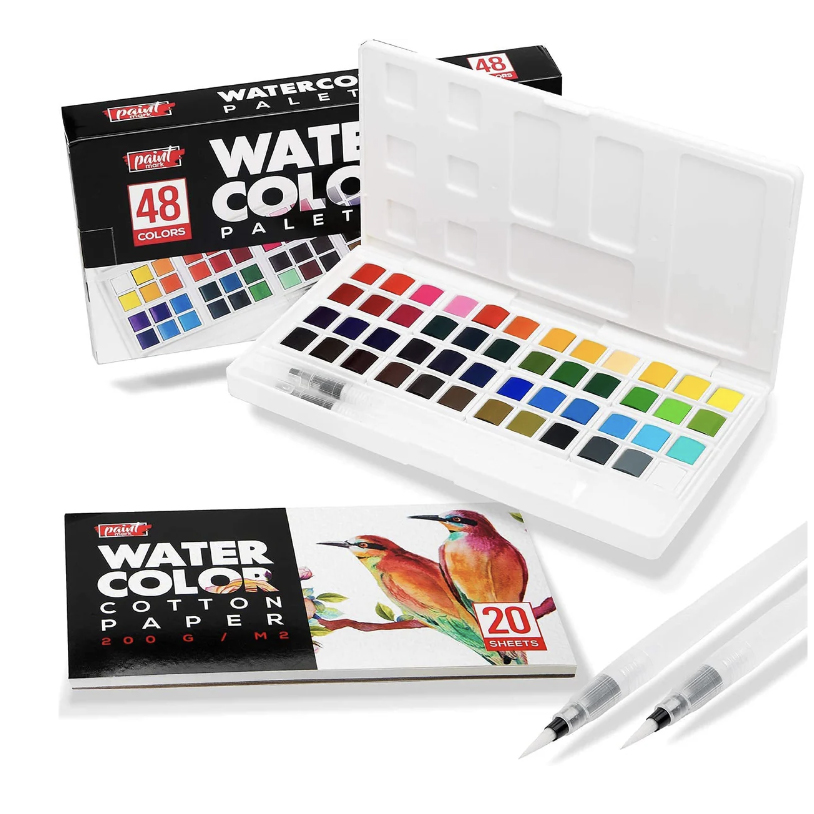 2pk Paint Kits with Paper & Brushes $20 at Brad's Deals