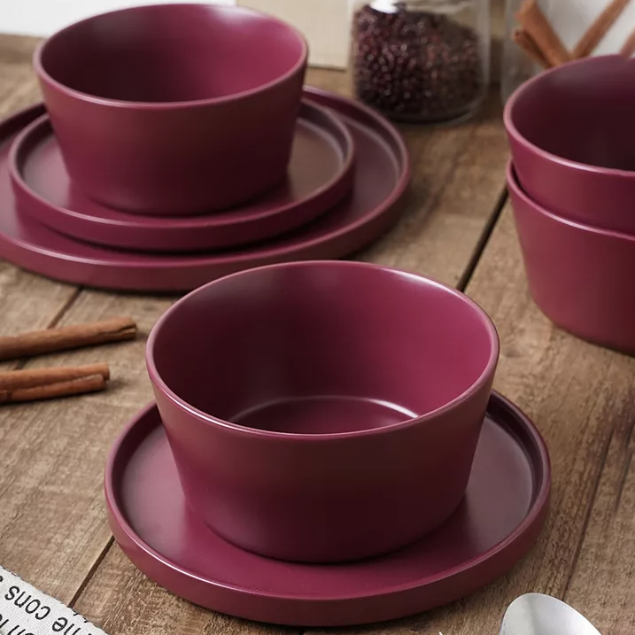 24pc Stoneware Dinnerware Set $50 at Brad's Deals