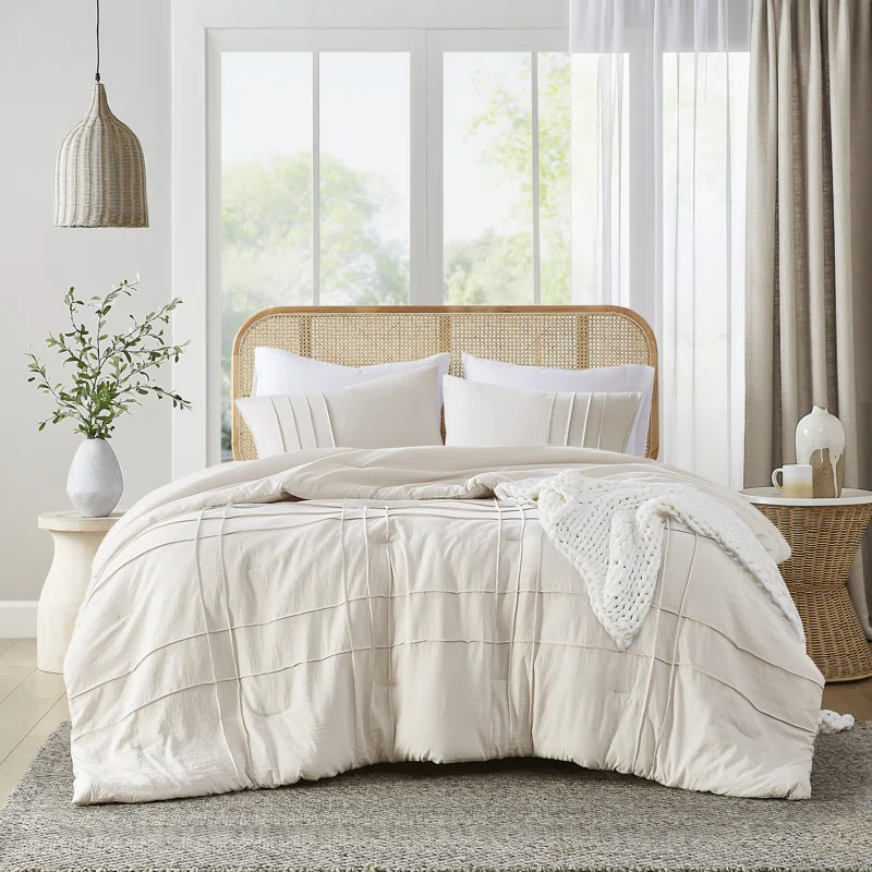 3pc Queen Washed Boho Comforter Set $41 at Brad's Deals