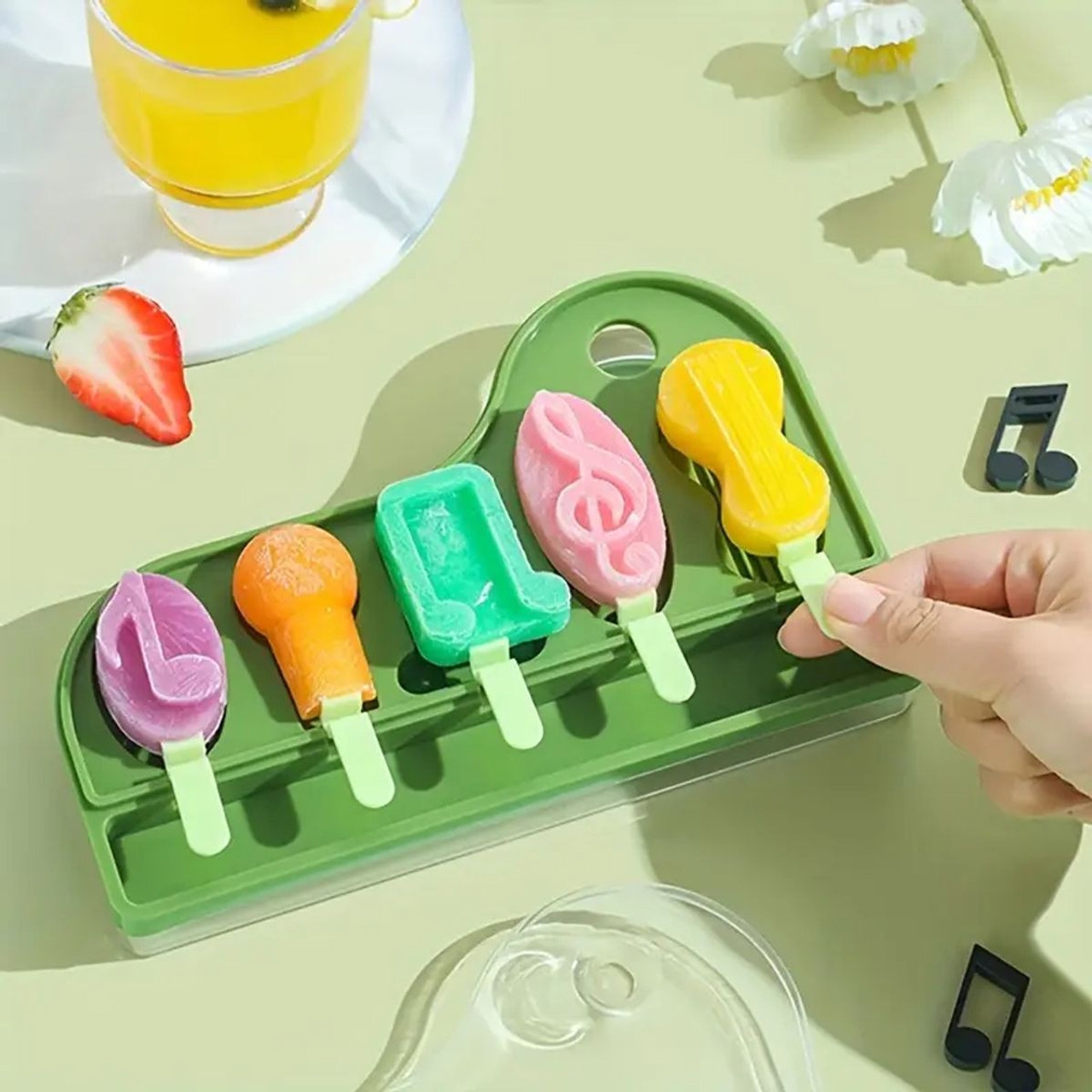 Piano Key Ice Cube & Popsicle Mold Set $9 at Brad's Deals