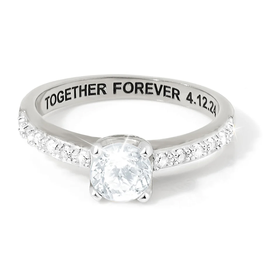 Custom Vow & Forever Travel Rings $55 at Brad's Deals