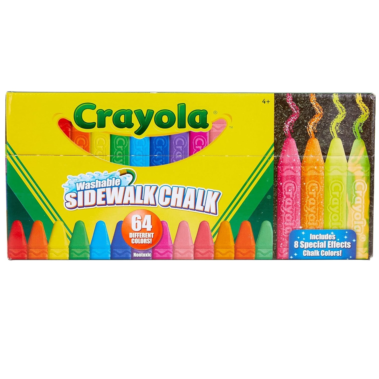 64ct Crayola Sidewalk Chalk $10 at Brad's Deals