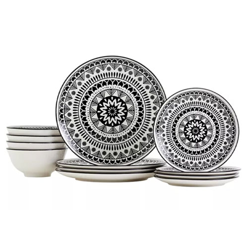 12pc Boho Dinnerware Set $30 Shipped at Brad's Deals