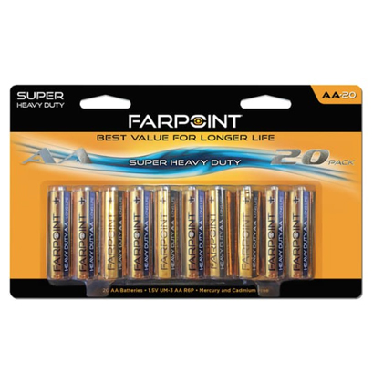 20pk Batteries $3 at Brad's Deals