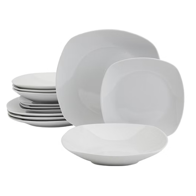 12pc Ceramic Dinnerware Sets $22 at Brad's Deals