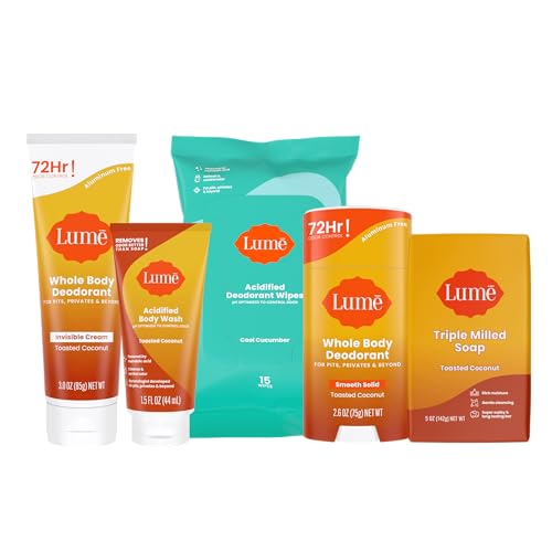 5pc Lume Deodorant Starter Pack $31 at Brad's Deals