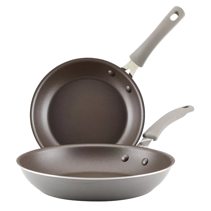2pc Rachael Ray Nonstick Fry Pan Set $30 at Brad's Deals