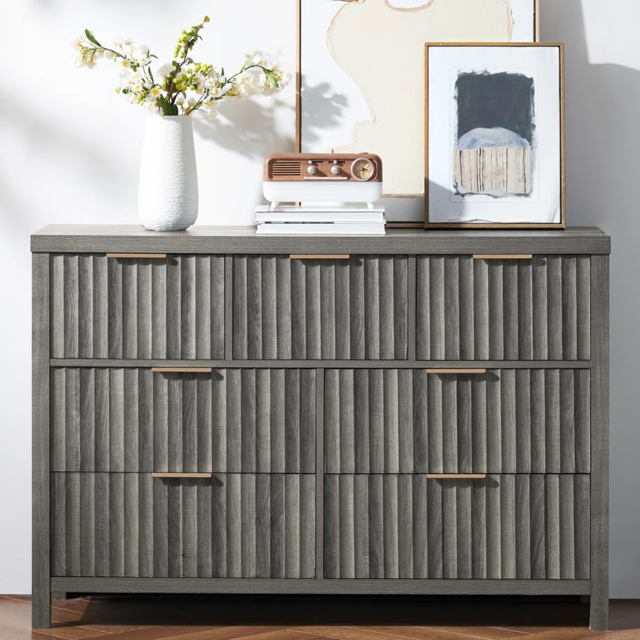 7-Drawer Textured Dresser $250 at Brad's Deals