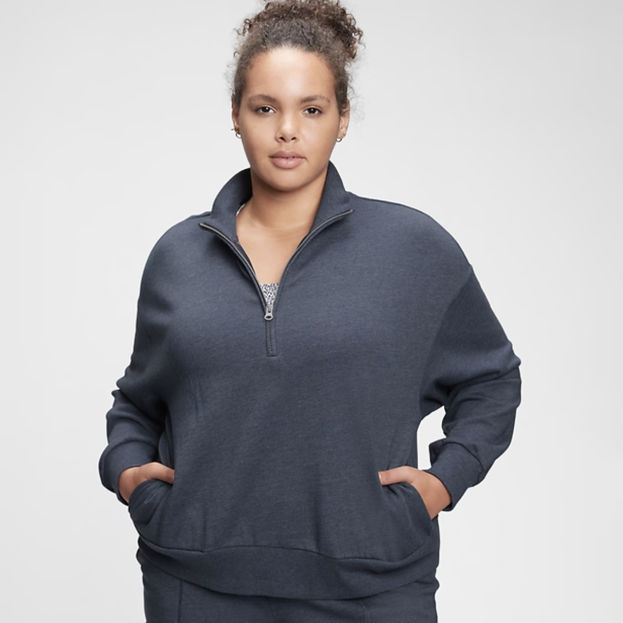 Gap Factory Half-Zip Sweatshirt $8 at Brad's Deals