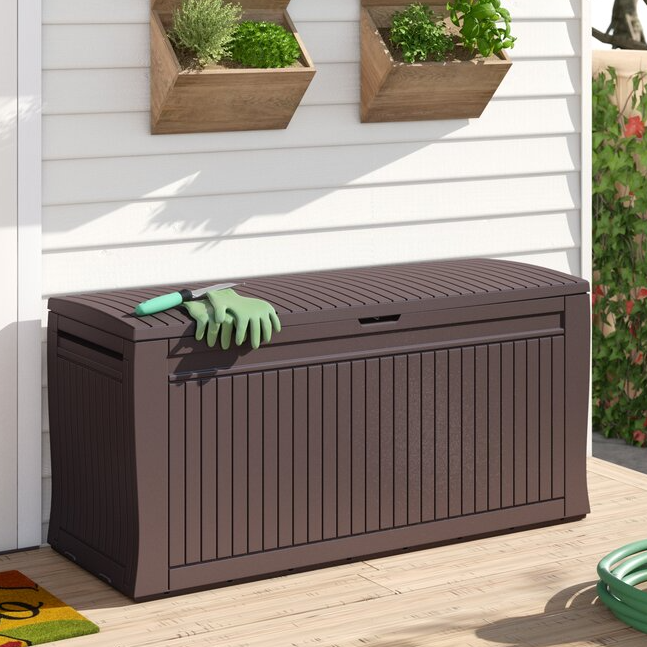 71-Gallon Deck Box Bench $50 at Brad's Deals