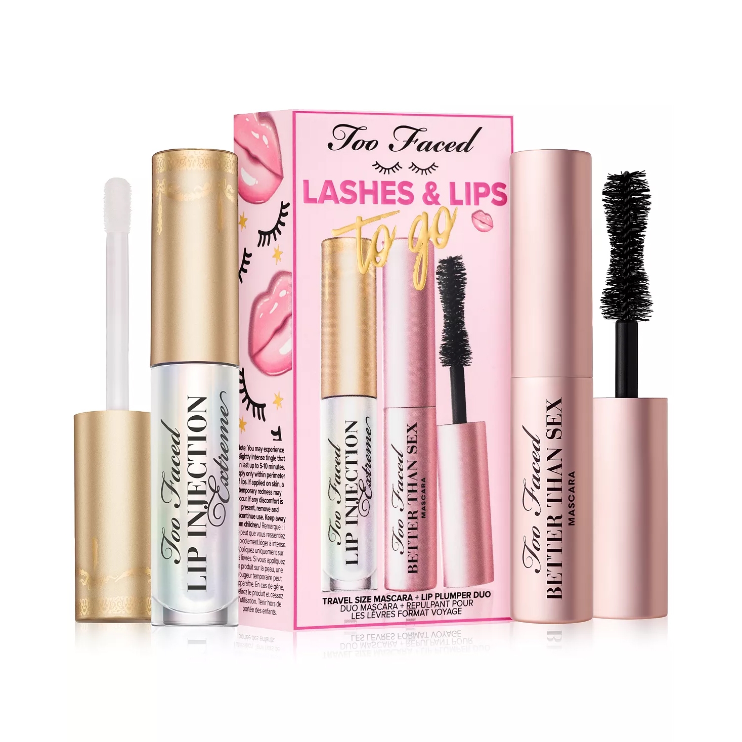 Too Faced Mascara & Lip Plumper Set $20