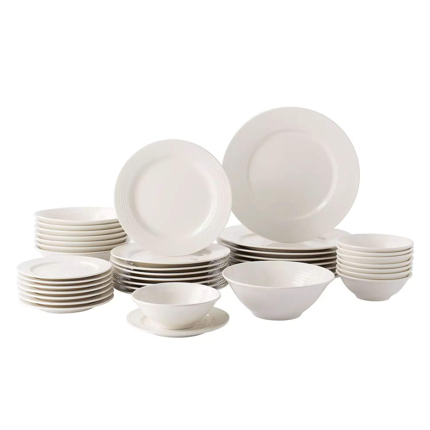 40pc Food Network Dinnerware Set $36 at Brad's Deals