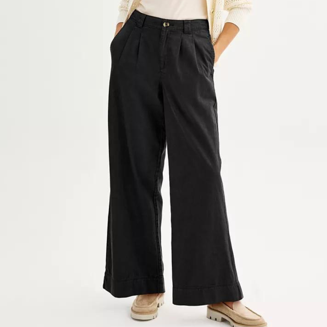 Kohl's Pleated Wide-Leg Pants $10