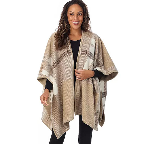 Cuddl Duds Plush Reversible Wraps $16 at Brad's Deals