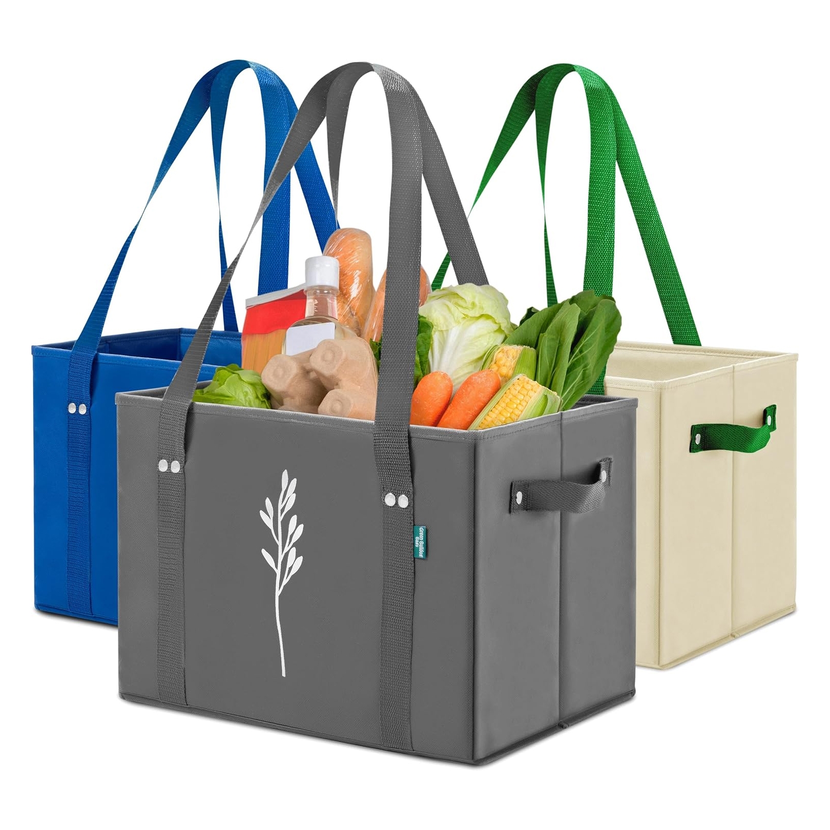 3pk Reusable Grocery Bags $24 at Brad's Deals