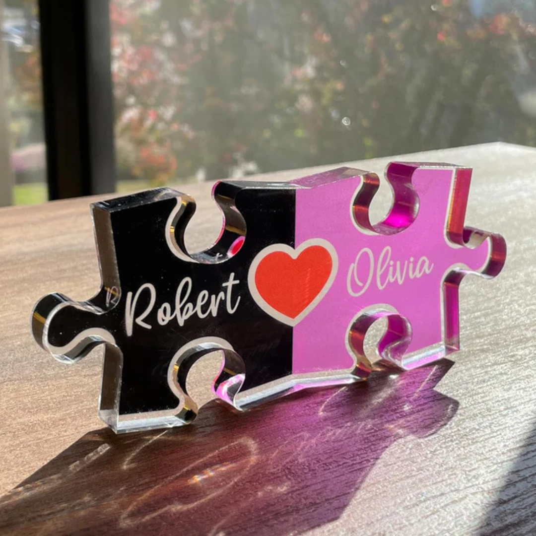 Personalized Couples Puzzle $18 at Brad's Deals