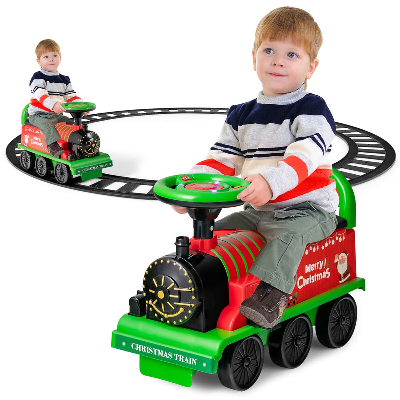 Electric Ride-On Toy Train $77 at Brad's Deals