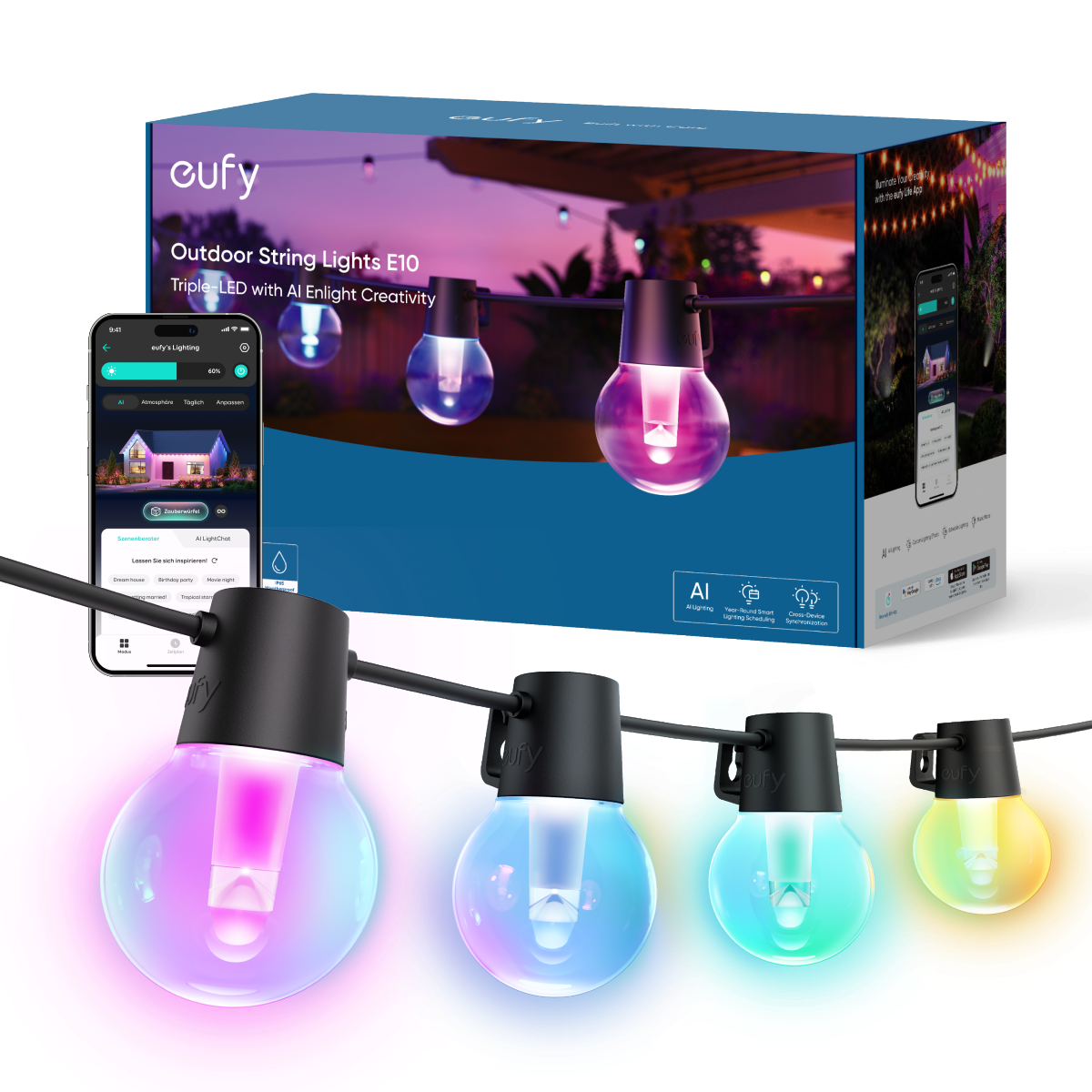 98' Eufy Smart String Lights $70 at Brad's Deals