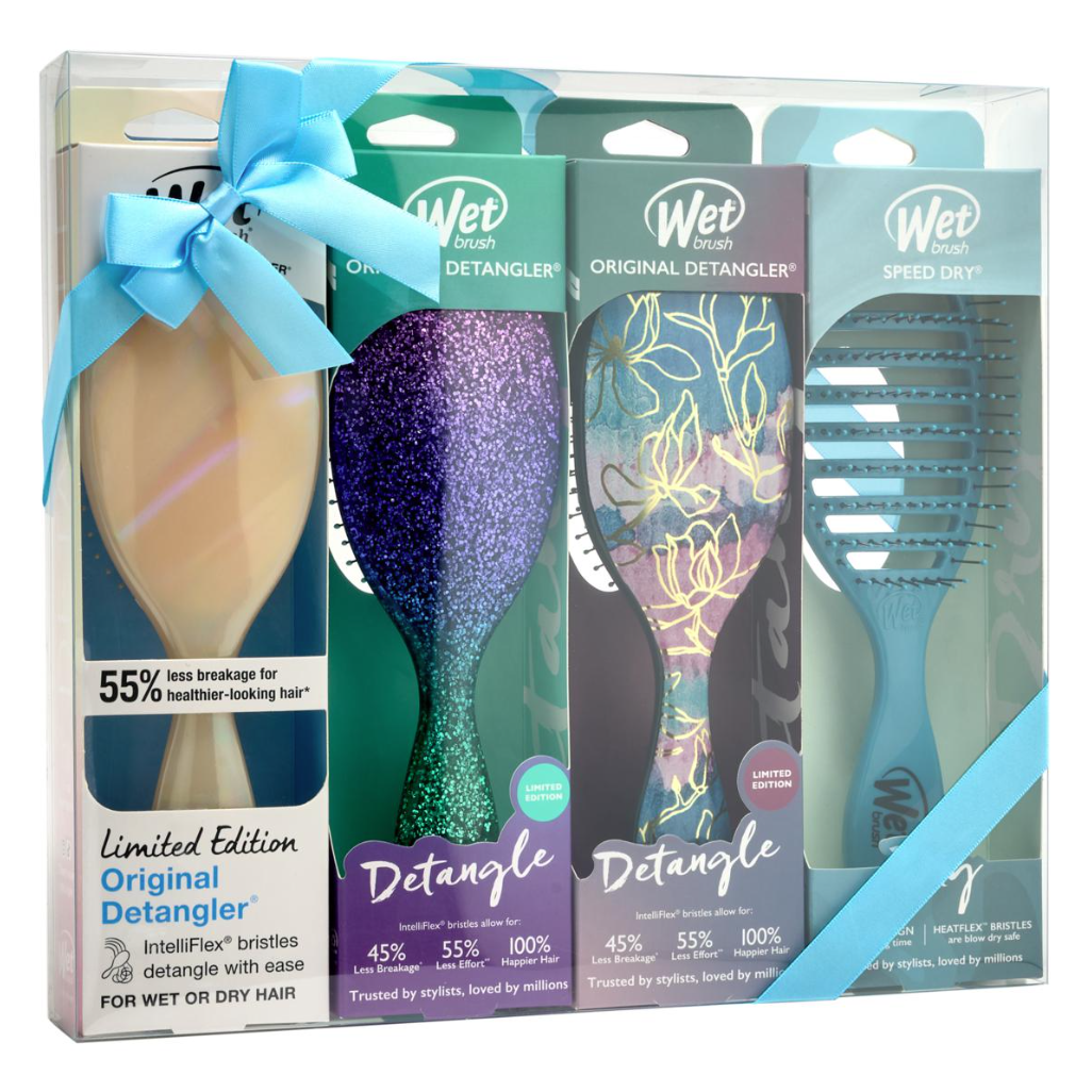 4pc Wet Brush Detangler Set $20 at Brad's Deals