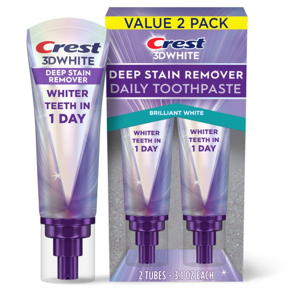 2pk Crest 3D White Deep Stain Remover $15 at Brad's Deals