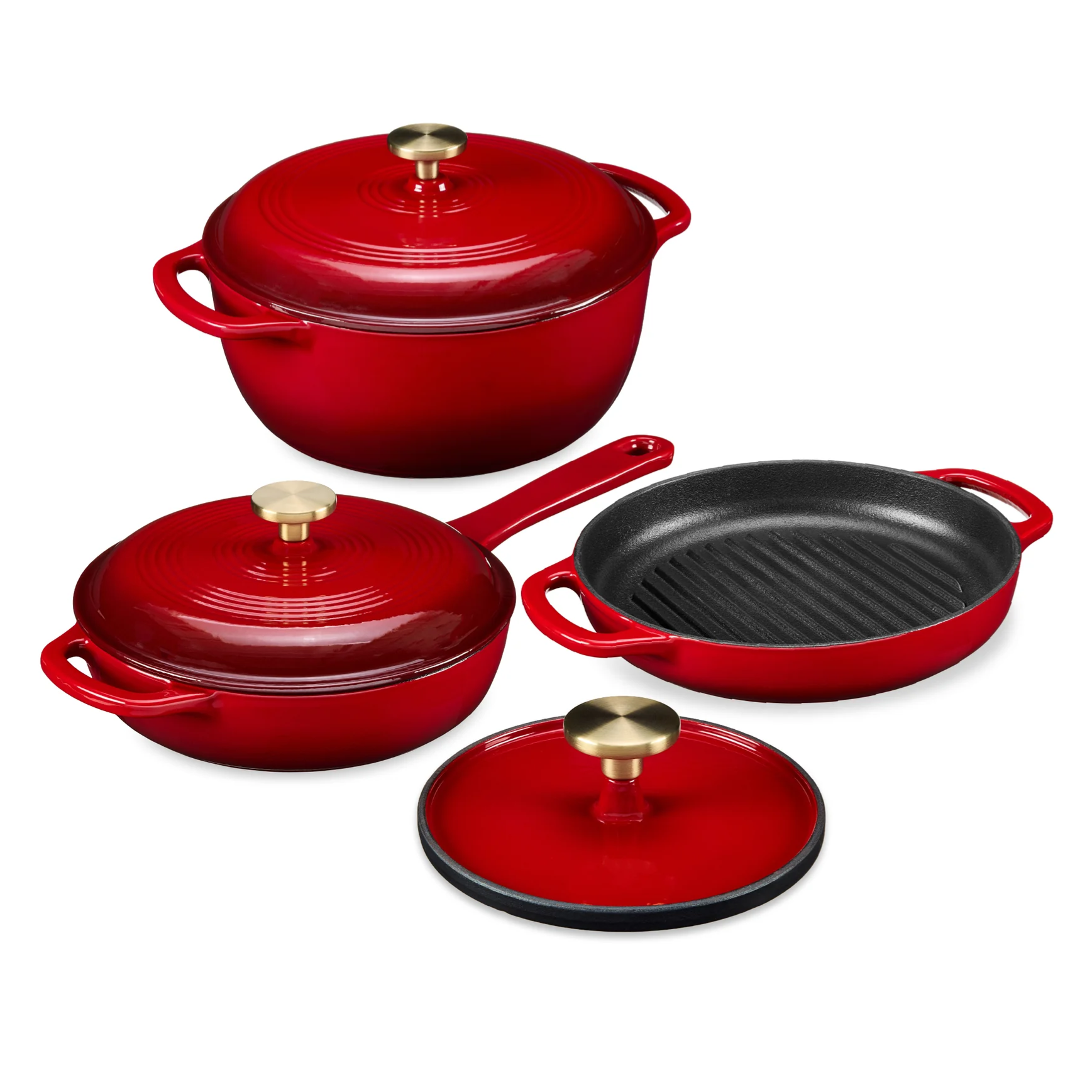 6pc Cast Iron Cookware Set $119 at Brad's Deals