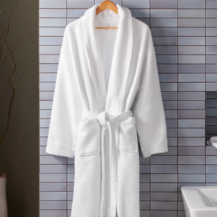 Plush Cotton Spa Robe $19 at Brad's Deals