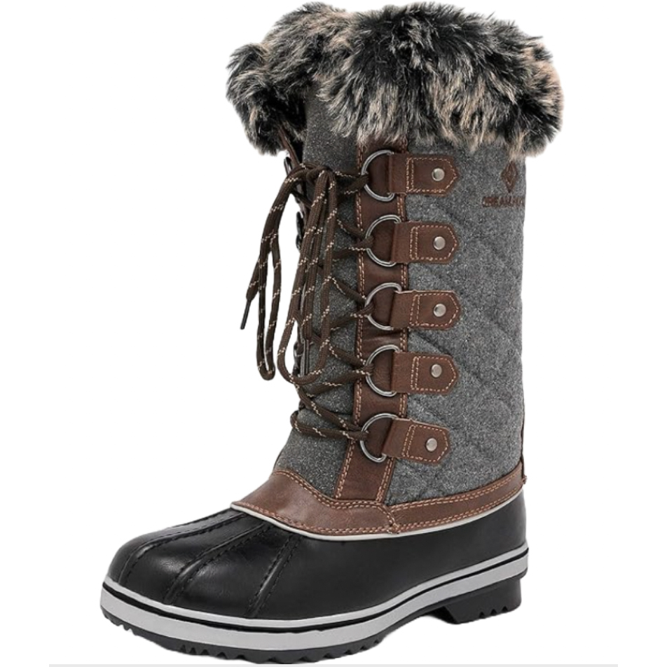 Women's Tall Winter Boots $28 with Prime at Brad's Deals